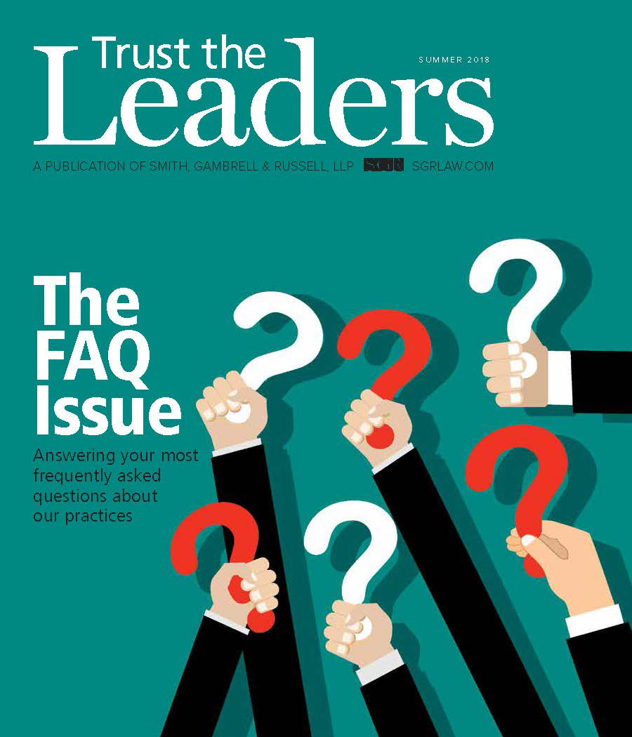 Issue 44/Summer 2018 - SGR Law Issue 44/Summer 2018 - SGR Law